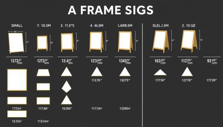 Choosing the Right A Frame Sign Size: Everything You Need to Know – A ...